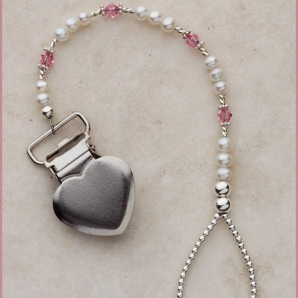 Isabelle Binky and Pacifier Clip | Corner Stork Baby Gifts – Corner ...