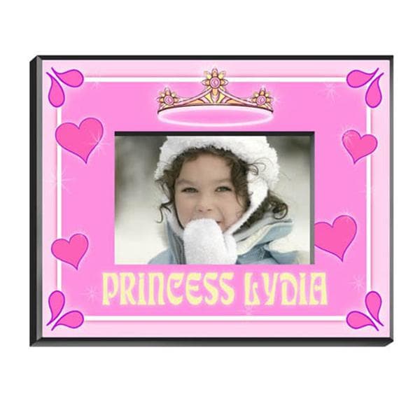 Personalized Princess Frame for Princess Bedroom Decor (Pink) – Corner ...